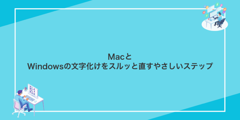 MacとWindowsで文字化けゼロ！KenSのやさしい解決ガイド - MacポイントB